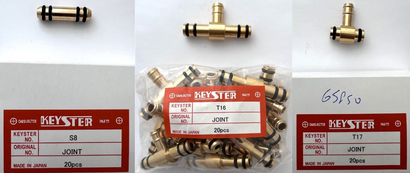 SUZUKI GS1000 GS1100 GS1150 KEYSTER CARBURETOR FUEL TEES AND CROSS OVER ...