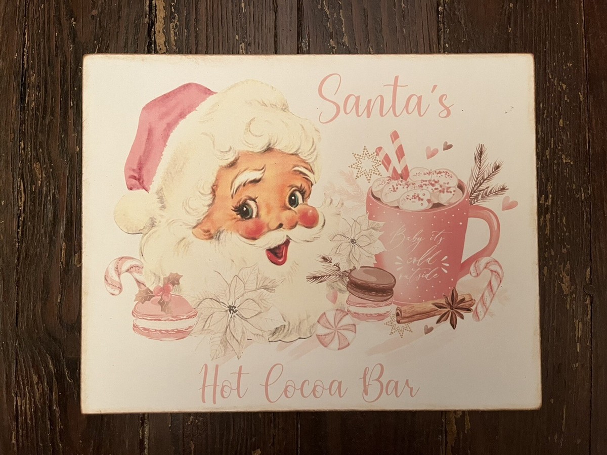 Santa Hot Cocoa Drawing