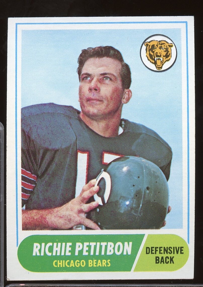 1968 Topps Football # 101 Richie Petitbon | eBay