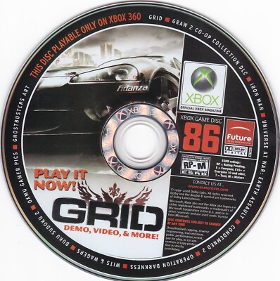 Official Xbox Magazine Demo Disc 86 (Microsoft Xbox 360) **DISC ONLY ...