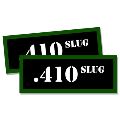 410 SLUG Ammo Can Decals Ammunition Ammo Can Labels 3"x1.15" Vinyl ...