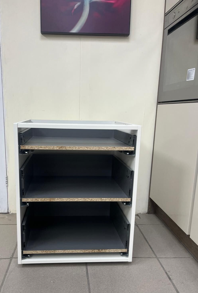 White Kitchen Unit & Drawer Pack 3 Way - 1 x Cutlery, 2 X PAN Soft ...