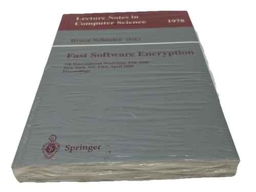 Fast Software Encryption : 7th International Workshop, Fse 2000, New ...