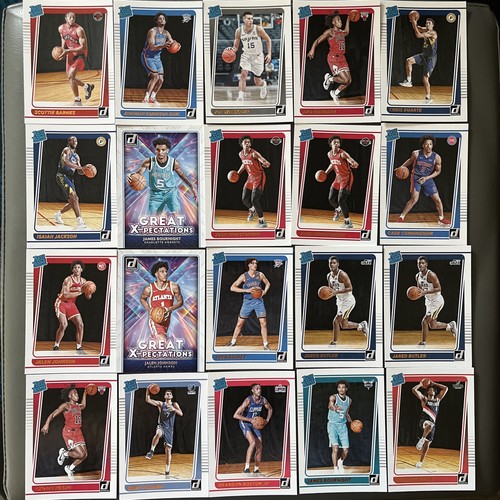 2021-22 Panini Donruss NBA Basketball Rated Rookie Cards Lot Of 52 | eBay