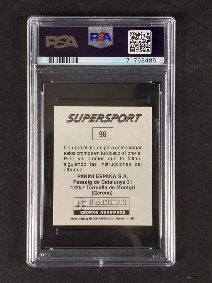 1987 Panini Supersport Spanish - Ruud Gullit #98 - PSA 5 | eBay