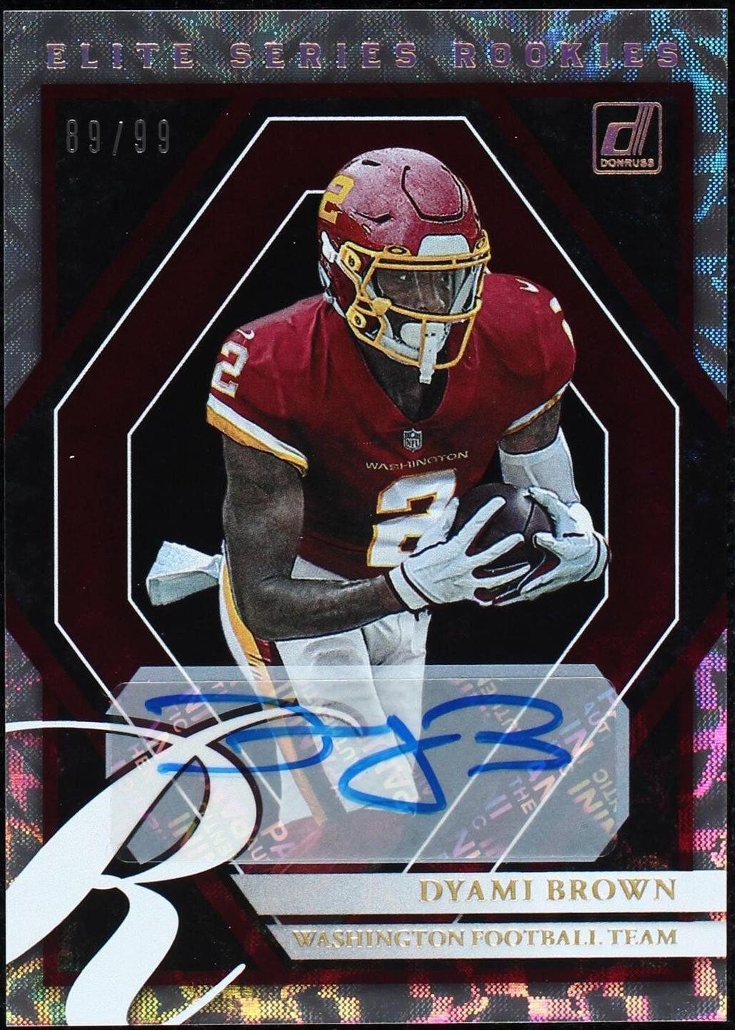 2021 Panini Donruss - Elite Series Rookies Dyami Brown #ESR-DBR ...