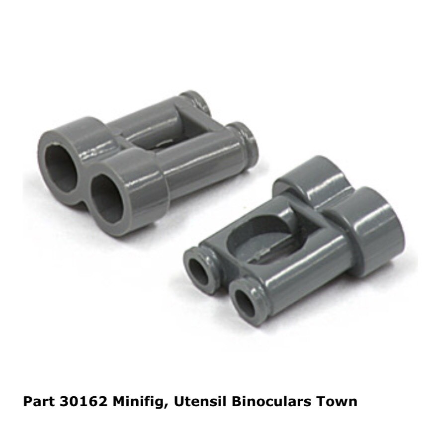 Lego 50 Pieces Dark Bluish Gray Binoculars Town / Star Wars Bulk Parts ...
