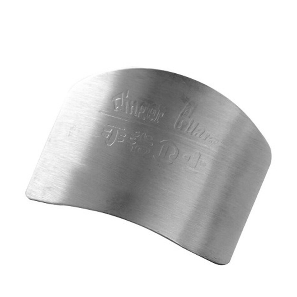 Kitchen Finger Hand Protector Guard Stainless Steel Chop Slice Shield ...