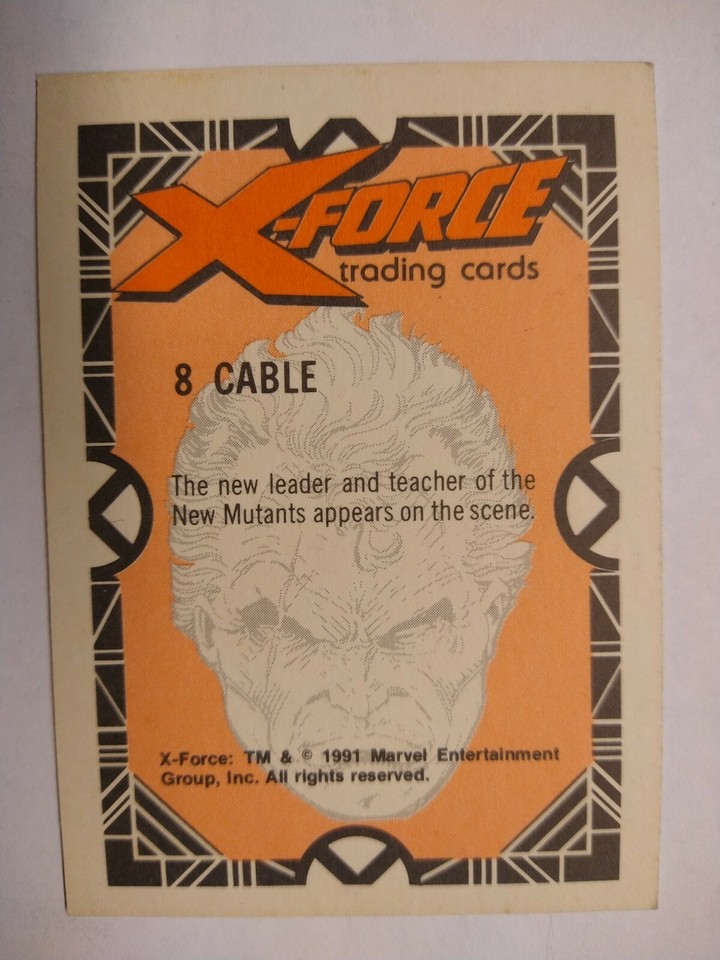 1991 Marvel X-Force # 8 Trading Card LOOK NEW OLD STOCK M/NM From ...