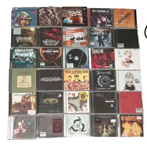 30x Mixed BULK LOT CDs- Punk, Rock, Alternative, Emo etc Pantera , MCR ...
