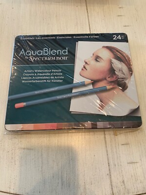 24 Pc Sets Spectrum Noir AquaBlend Watercolor Pencils Essentiald | eBay