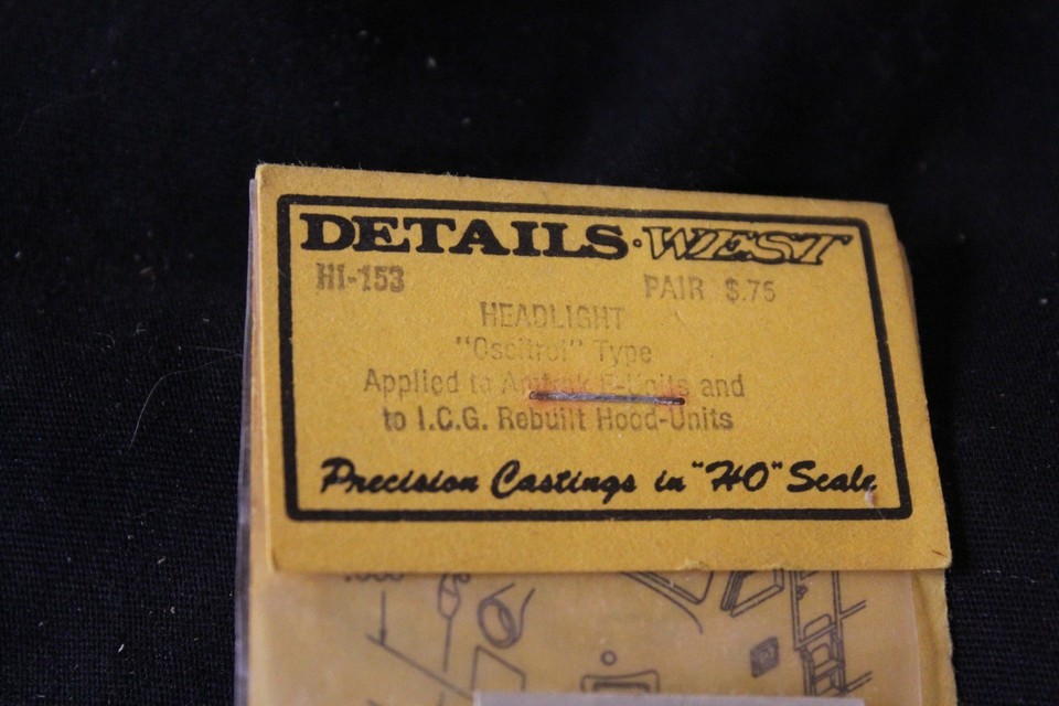 Details West HO Parts: ICG Amtrak Oscitrol Type Headlights HI-153 | eBay
