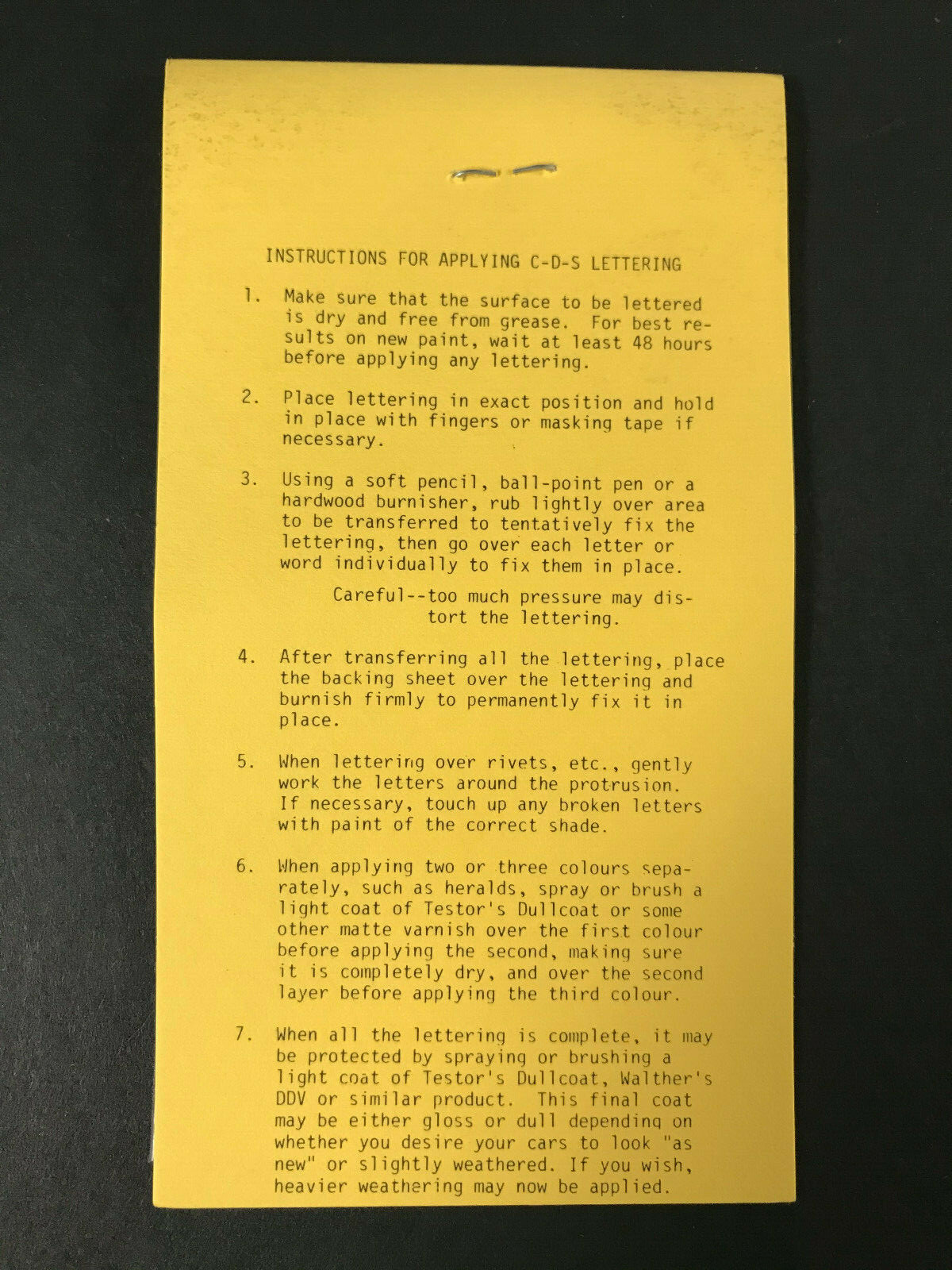CDS Lettering Dry Transfers HO Scale #152 SPOKANE PORTLAND & SEATTLE ...