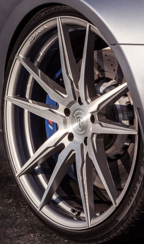 22" Rohana RFX2 22x9/22x10.5 Brushed Titanium Wheels BMW F06 F12 F13 6 ...
