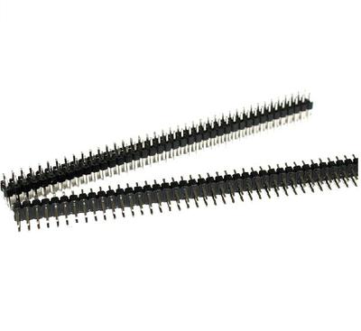 10PCS 2.54mm 2 x 40 Pin Male Double Row Pin Header Strip NEW | eBay