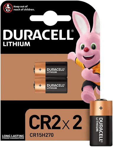 2 x Duracell CR2 Battery for Bushnell V5 V6 Pro X3 Golf Rangefinder ...