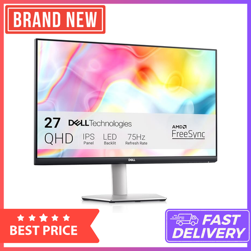 Dell S2722DC 27-Inch WQHD (2560x1440) 75Hz 4Ms Display Monitor, AMD ...