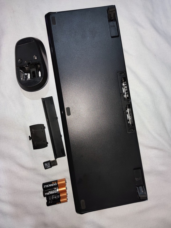 MICROSOFT 900 WIRELESS KEYBOARD MODEL: 1738 & MOUSE MODEL: 1737 + USB ...