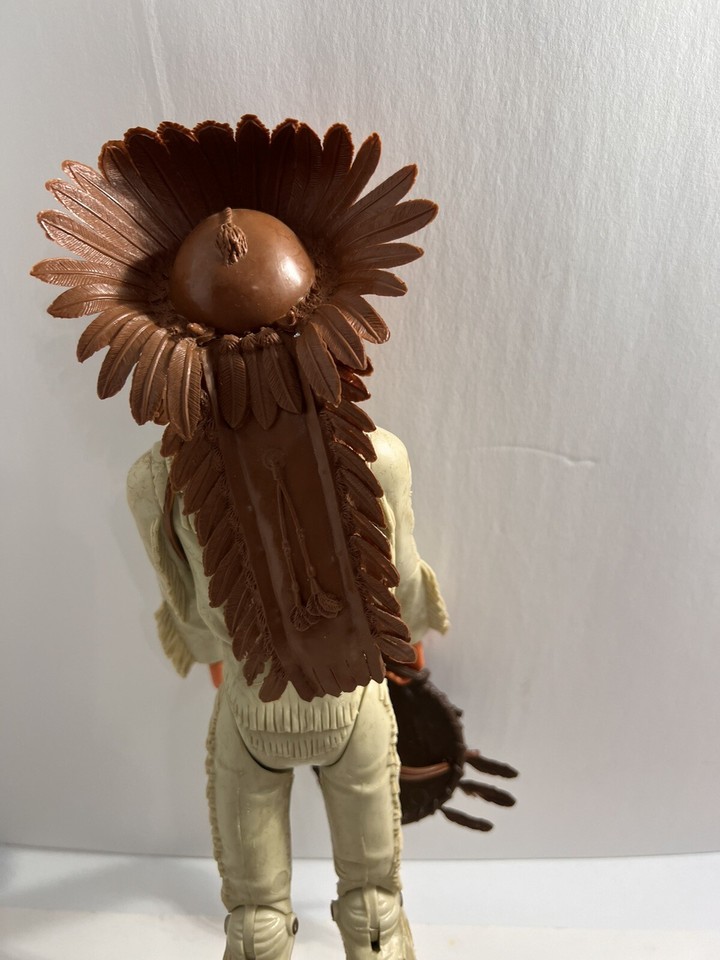 Vntg 1967 Marx Johnny West Indian Chief Geronimo Action Figure 12" Toy ...