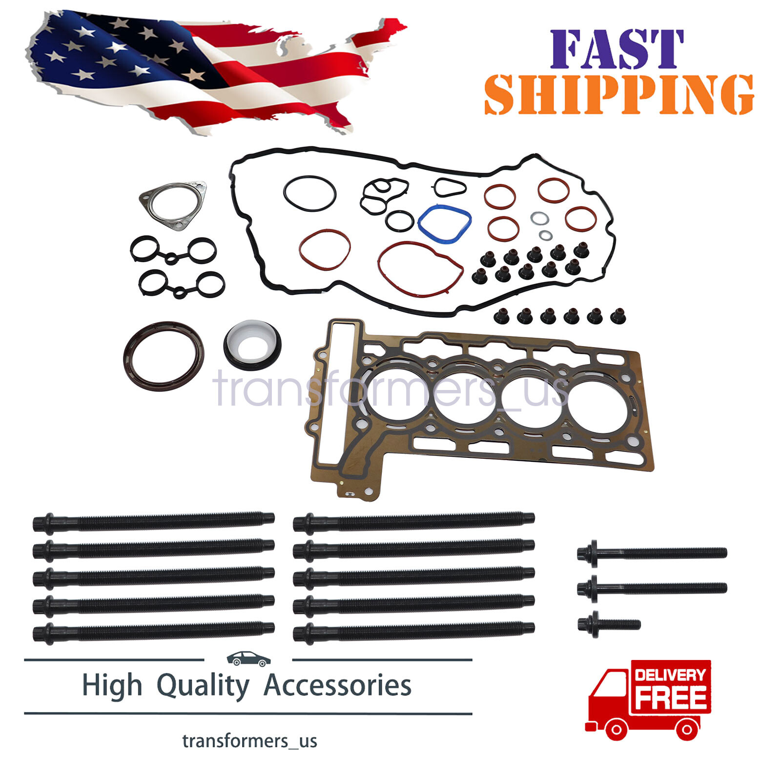 For 2007-2012 Mini Cooper R56 1.6L Engine Head Gasket 1.20mm Thick ...