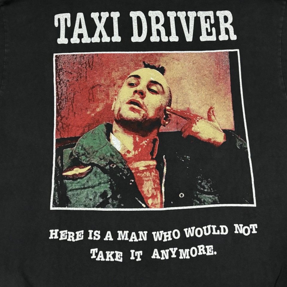 Vintage TAXI DRIVER 1976 Movie Robert De Niro XL Single Stitch T-Shirt ...