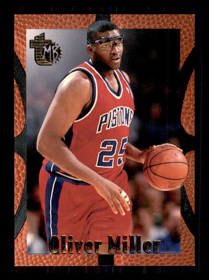1994 Basketball Topps Embossed Oliver Miller Detroit Pistons #29 1 | eBay
