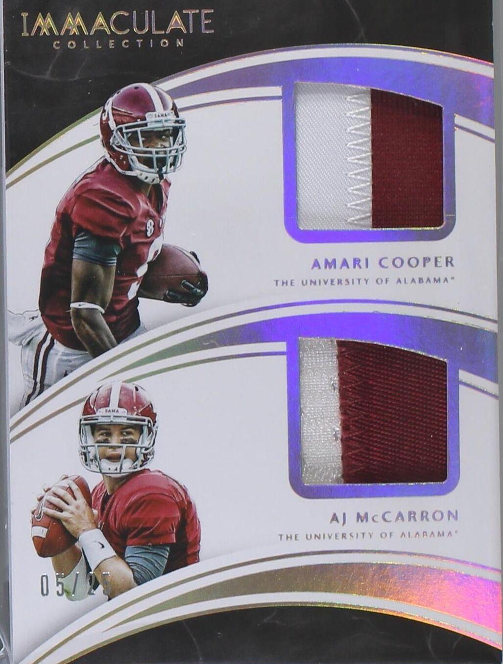 2016 Panini Immaculate Collection Collegiate - Combos Relics Amari ...