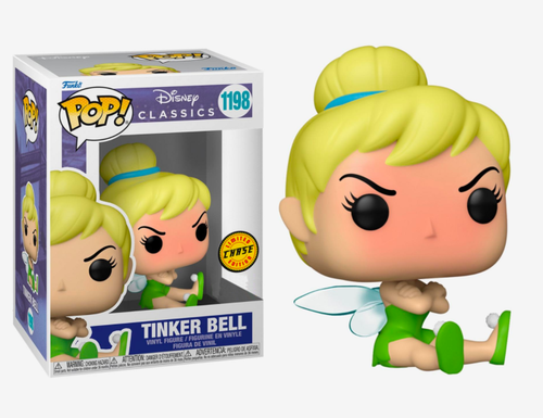 Disney Classics - Grumpy Tinker Bell CHASE Pop Vinyl! 1198 + COMMON POP ...