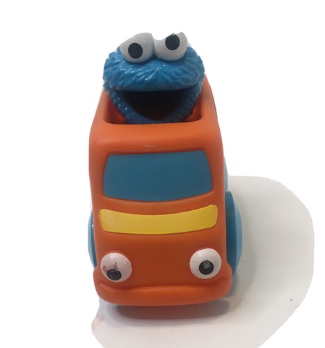 Sesame Street Cookie Monster Sesame Workshop Push Toy Car Hasbro 2011 ...