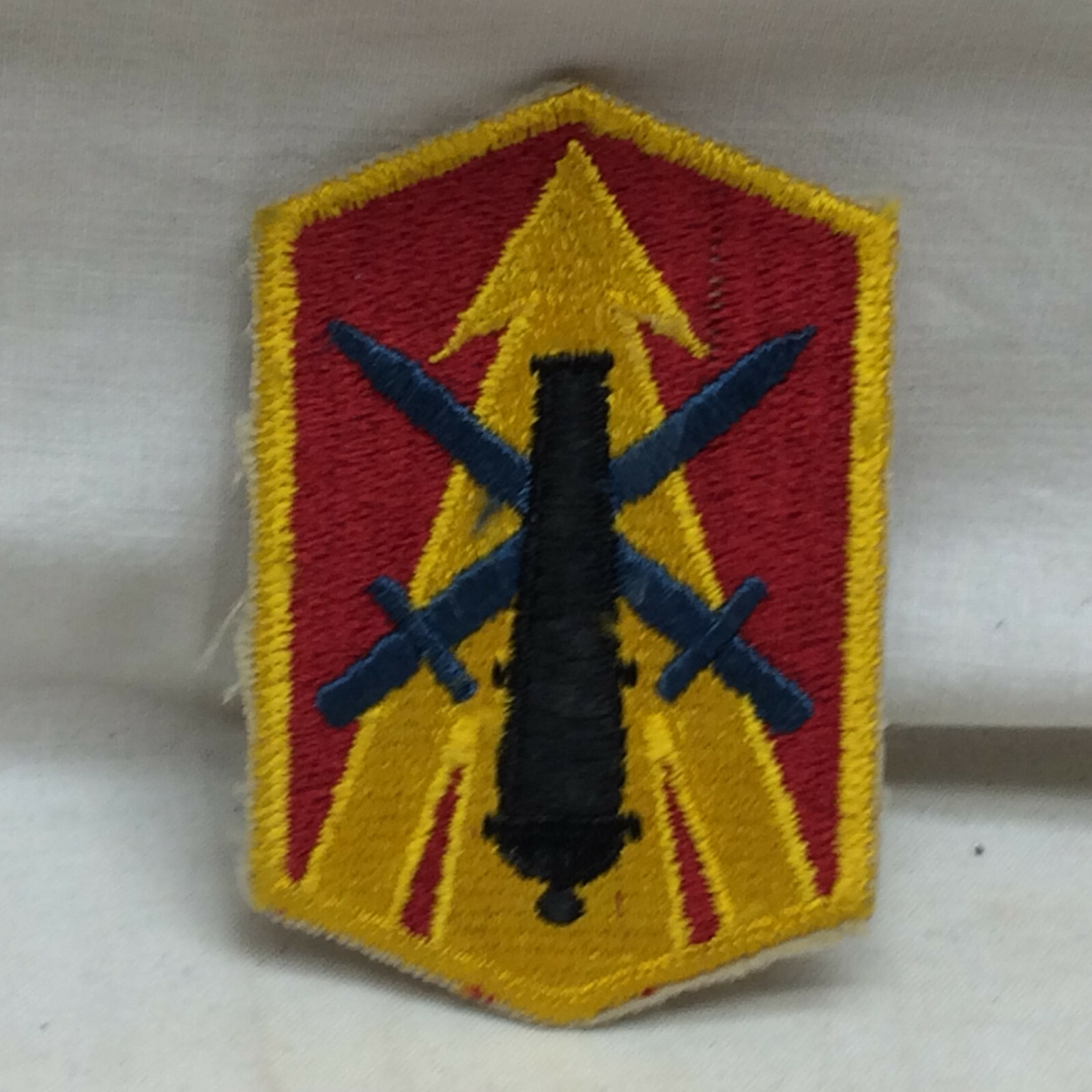 Military Patch 214th Army Fires Brigade Color Border Plastic Back ...