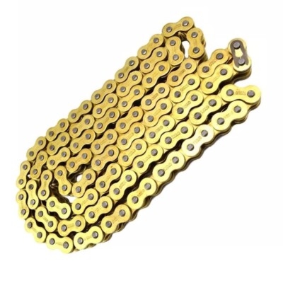 Motorcycle Drive Chain 530 -112 Links Gold Bike 530HD With Split Link ...