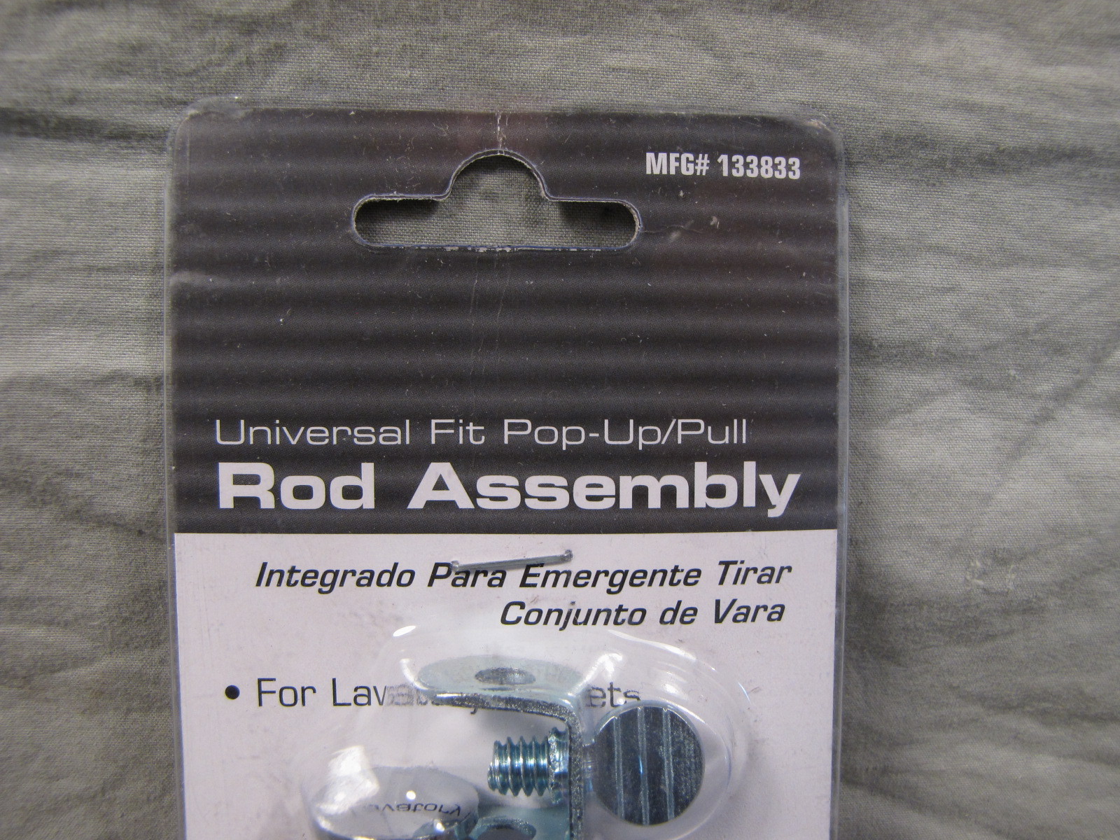 Proplus 133833 Universal Fit Pop Up / Pull Rod Assembly for Bathroom ...