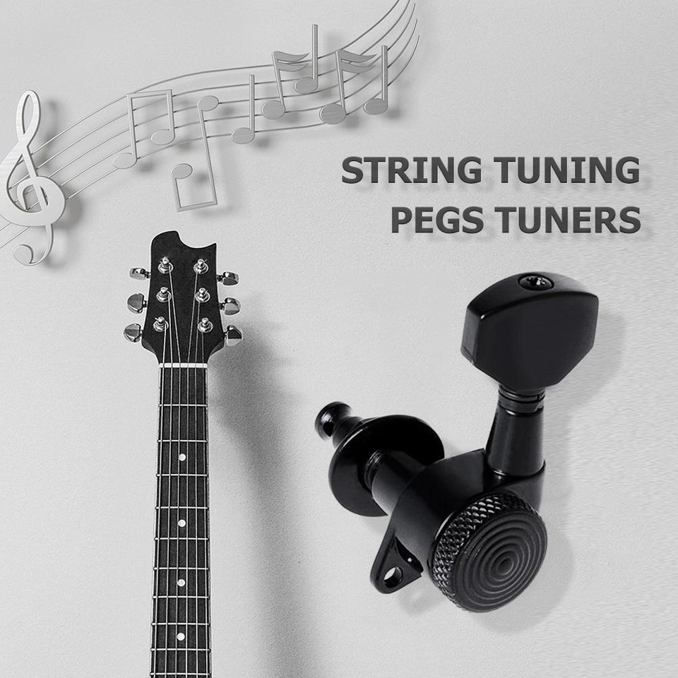Acoustic Guitar String Peg Locking Tuners Tuning Pegs Machine Heads ...