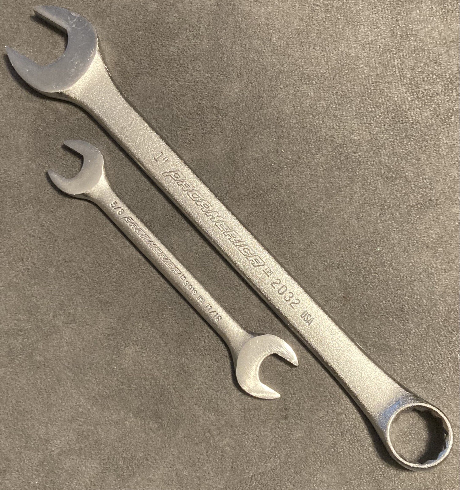 Proamerica USA Combination 12 Point Wrench 1” 1in/ 1 Open Ended 5/8-11/ ...