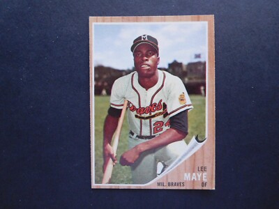 LEE MAYE MILWAUKEE BRAVES 1962 TOPPS CARD #518 | eBay