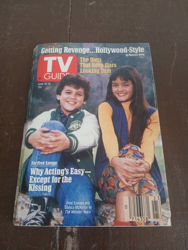 TV GUIDE MAGAZINE JUNE 10-16 1989 (VF-) THE WONDER YEARS, DANICA ...