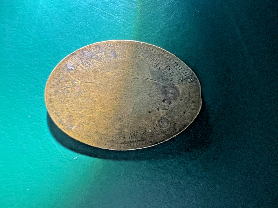 1891 Indian Penny - 1893 Chicago Columbian Expo Elongated Coin Penny ...