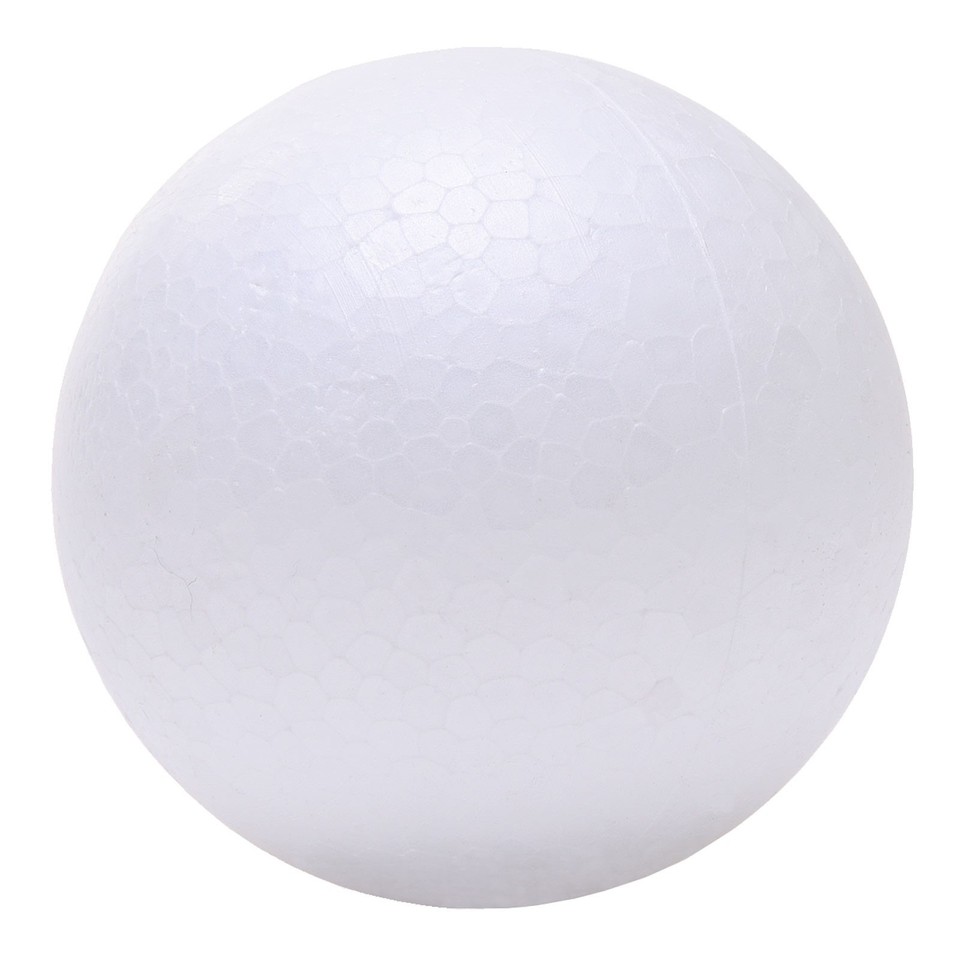 LARGE Polystyrene Balls HOLLOW in 2 halves - 15cm to 80cm Craft Props ...