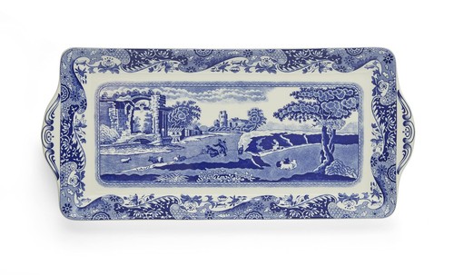 Spode Blue Italian Sandwich Tray | Serving Platter for Tea Sandwiches ...