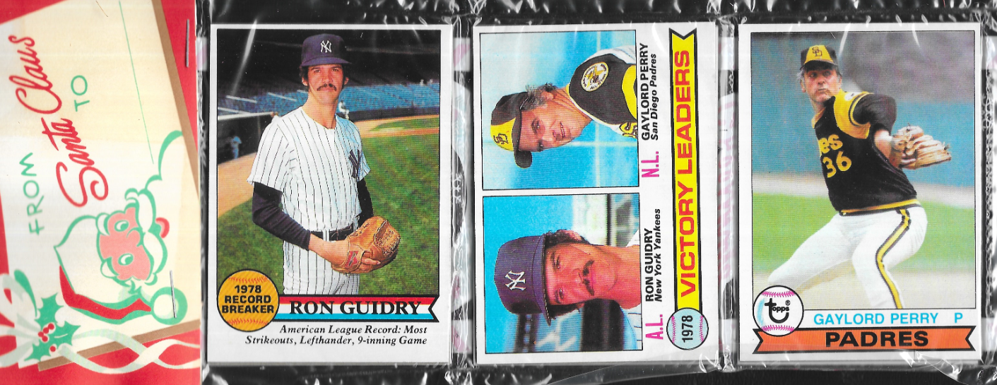 1979 Topps Holiday Baseball Card Rack Pack Gaylord Perry HOF (300-DN ...