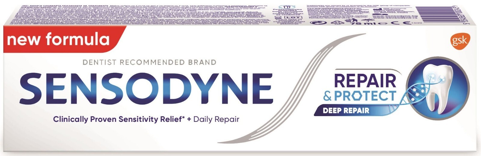 Sensodyne Unisex Multi-Features Sensitivity Toothpaste Volume 75 ml ...