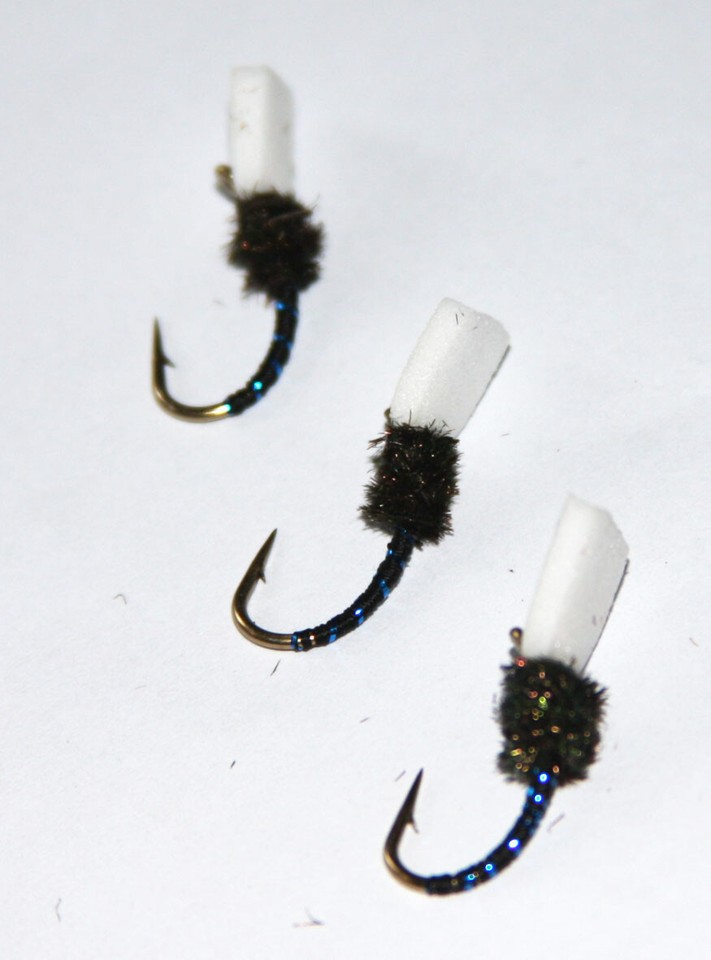 Top Hat Emerger Stalking Bug Buzzer Fly Trout Flies Size 10 12 14 ...