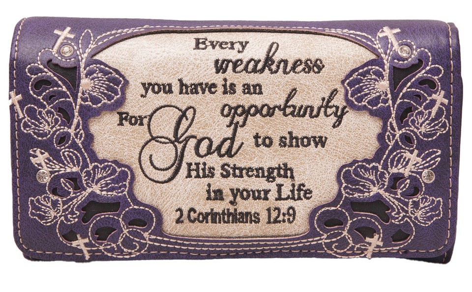 Western Purse Conceal Carry Cross Bible Scripture Verse Women Handbag ...
