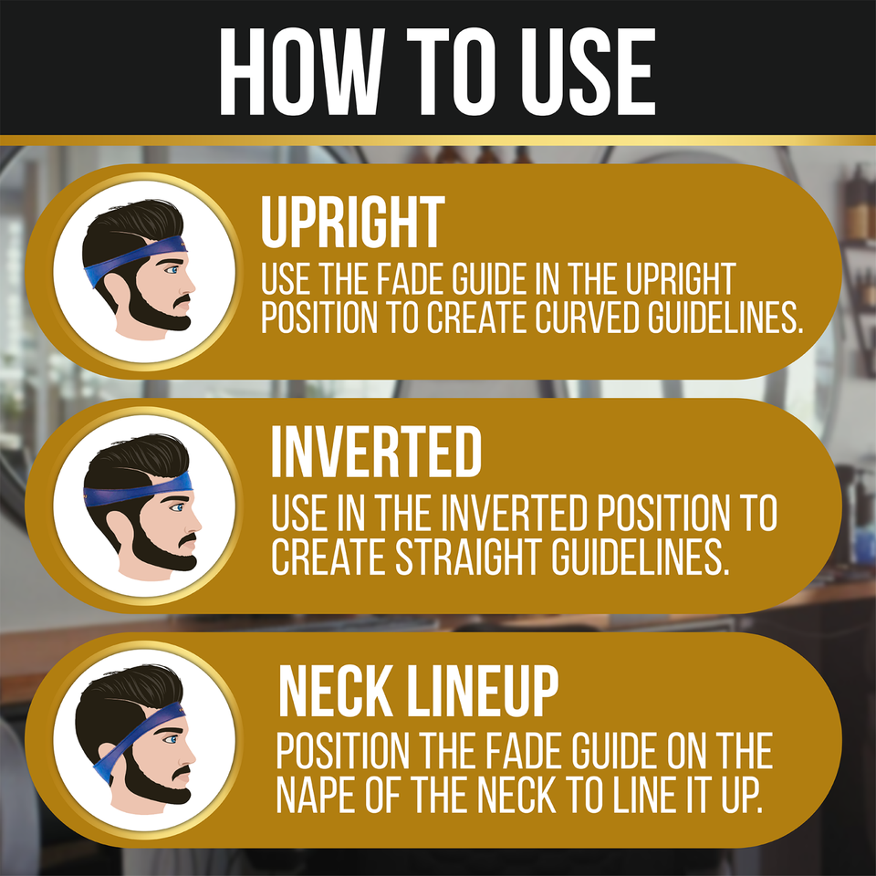 Fade Guide - Neck Guide Hair Template for Haircuts | eBay