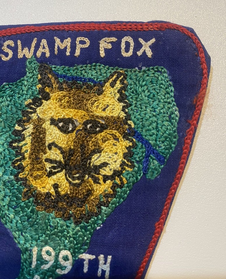 RARE Vietnam War Swamp Fox 199th AVN Company Theater Made Pocket Patch ...