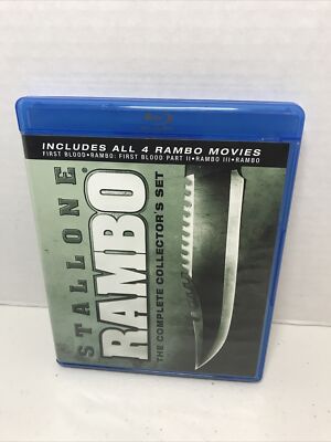 Rambo Blu Ray: the Complete Collector's Set (Blu-ray) Rambo 1, Rambo 2 ...