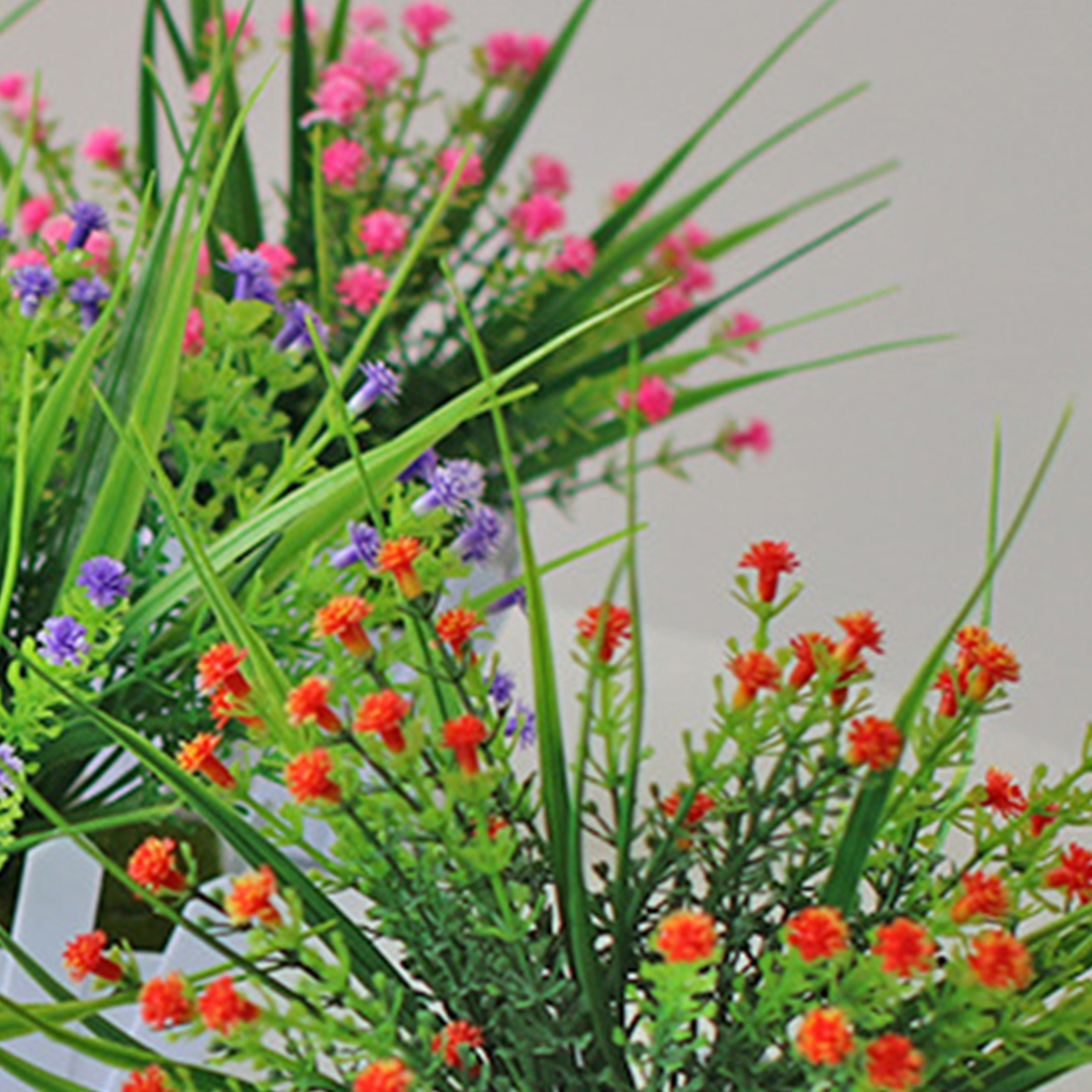 Fake Potted Plant Reusable Realistic Ornamental Desktop Simulated ...