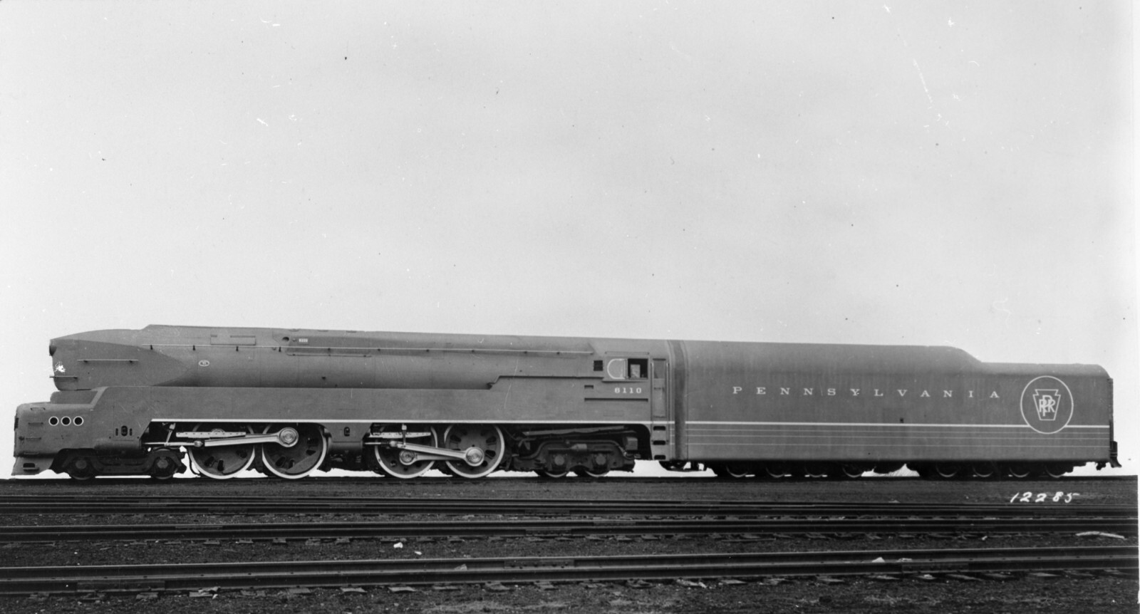 Pennsylvania Railroad, PRR T1 6110 Prototype 1942 5 x 7 Photo | eBay