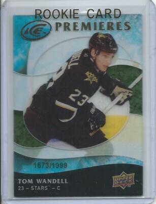 2009-10 UD Upper Deck Ice Tom Wandell Rookie Card RC #121 Mint 1573/ ...