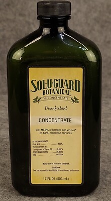 Melaleuca Sol-U-Guard Botanical Disinfectant 2x Concentrate 17 Fluid Oz ...